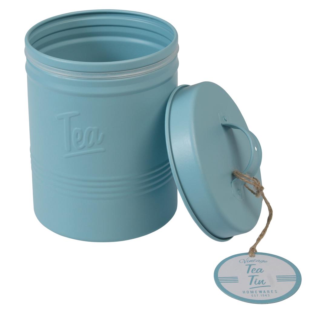 Forties Style Embossed Tea Tin | ﻿Rex London