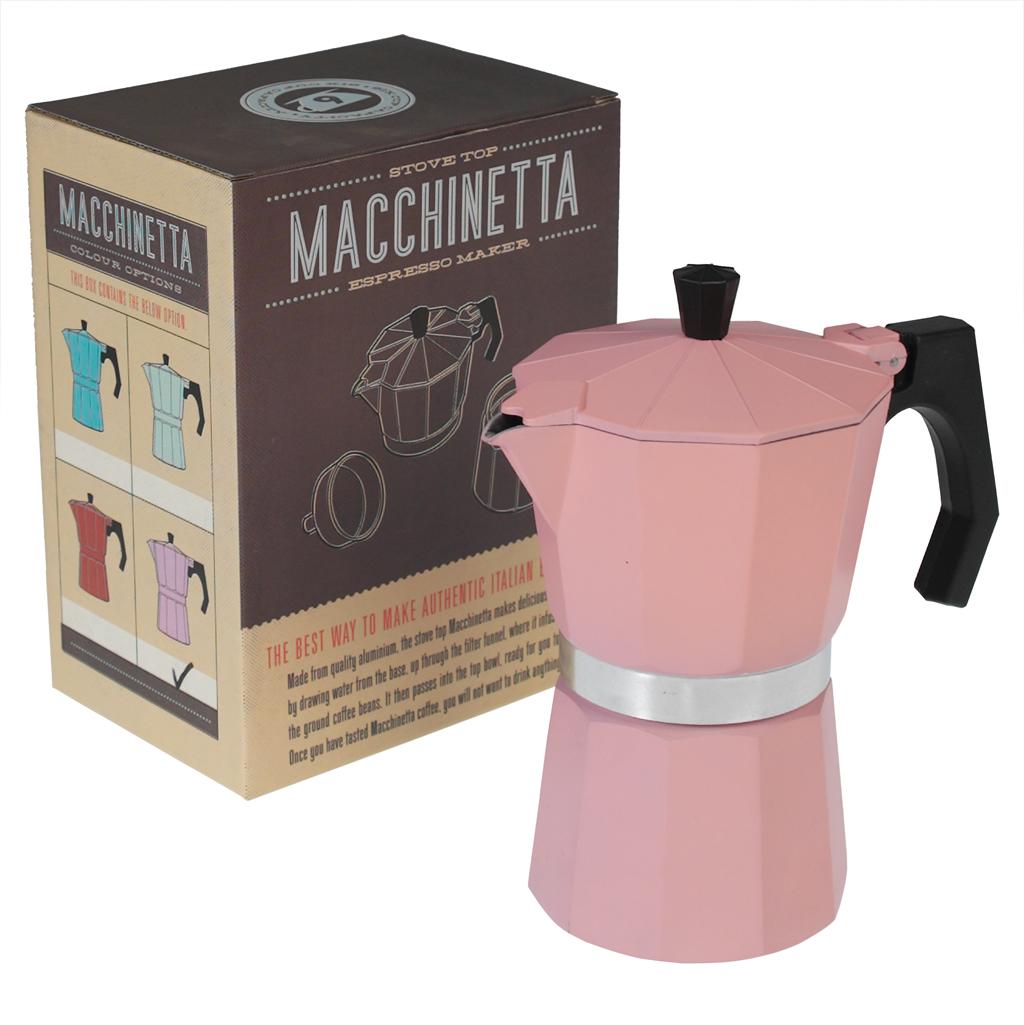 Classic Espresso Coffee Pot Pink | ﻿Rex London