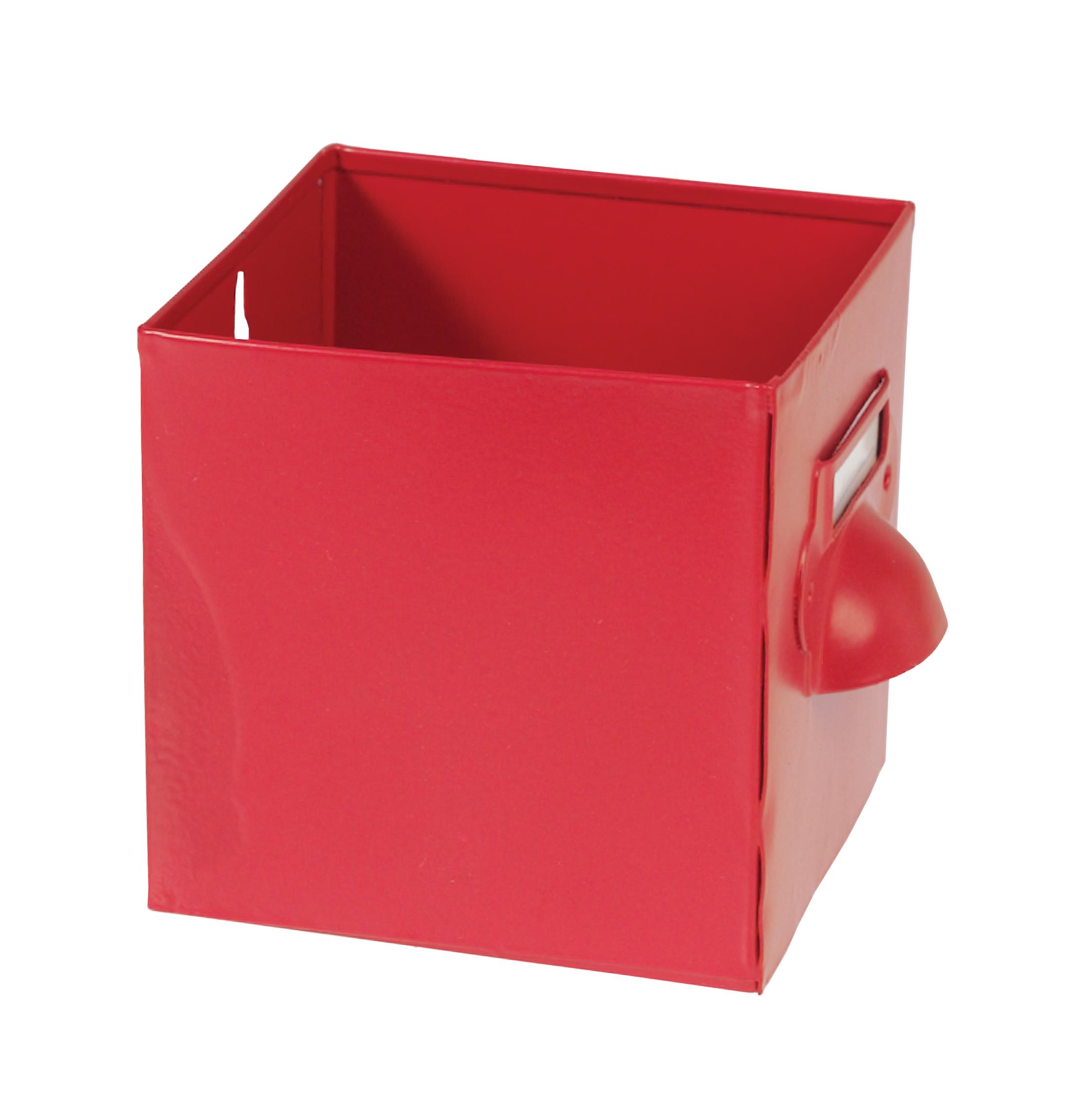 Vintage Red Metal Storage Drawer | ﻿Rex London