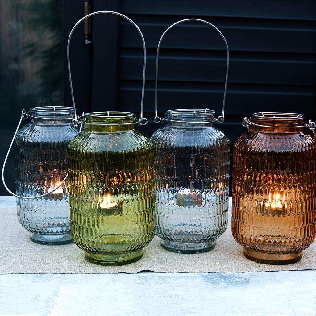 Pale Blue Honeycomb Tea Light Holder | ﻿Rex London