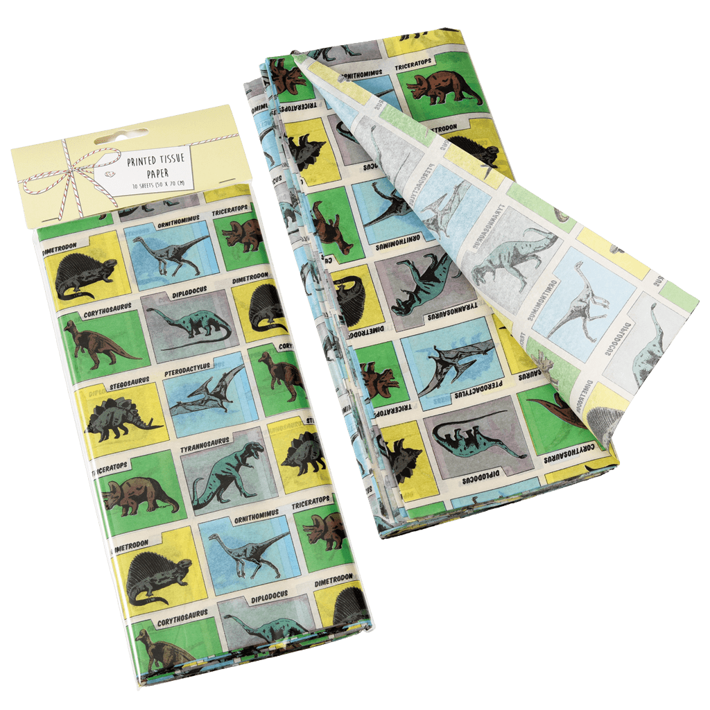 Prehistoric Land Tissue Paper (10 Sheets) | ﻿Rex London
