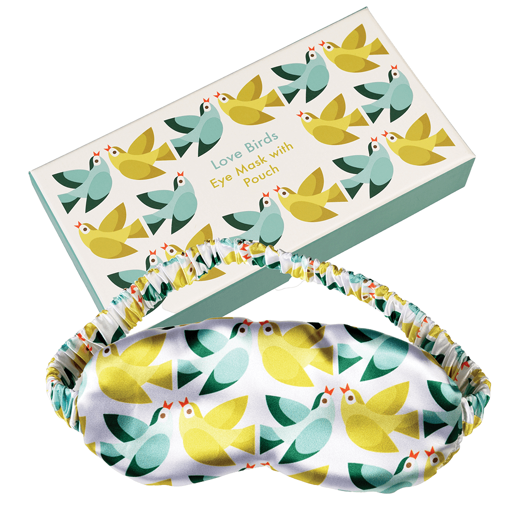 Love Birds Eye Mask And Pouch | ﻿Rex London