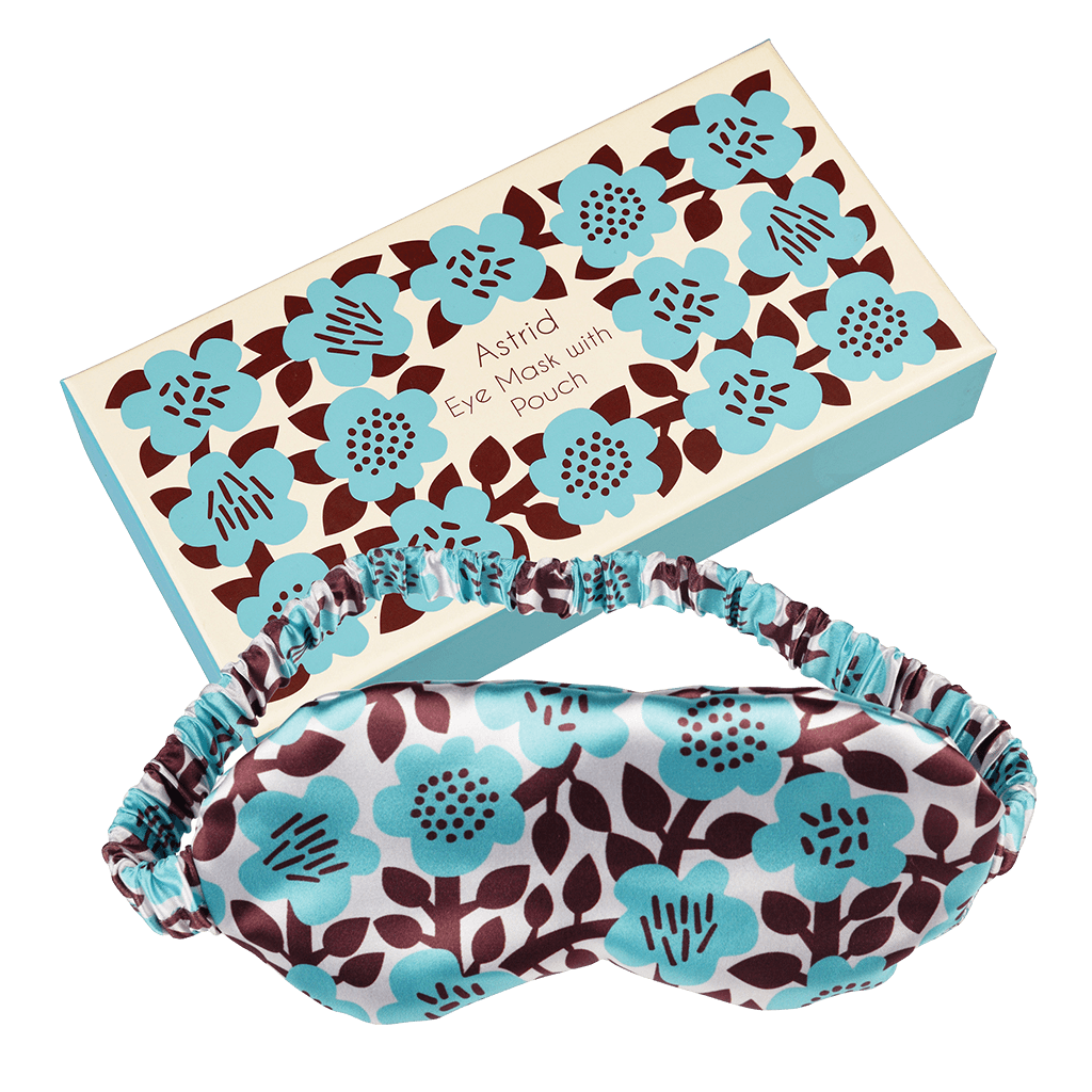 Astrid Flower Eye Mask And Pouch | ﻿Rex London