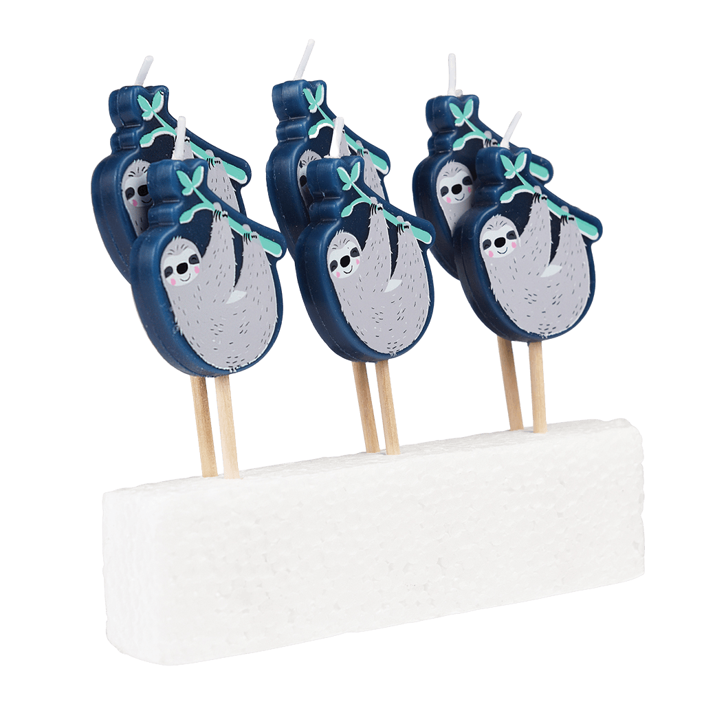 Sydney The Sloth Party Candles | ﻿Rex London