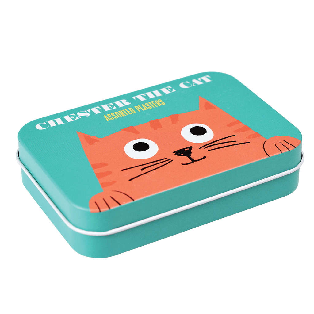Chester The Cat Plasters In A Tin (pack Of 30) | ﻿Rex London