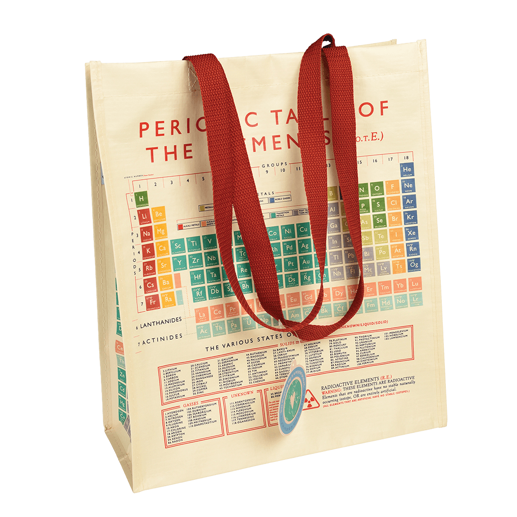 Periodic Table Recycled Shopping Bag | ﻿Rex London