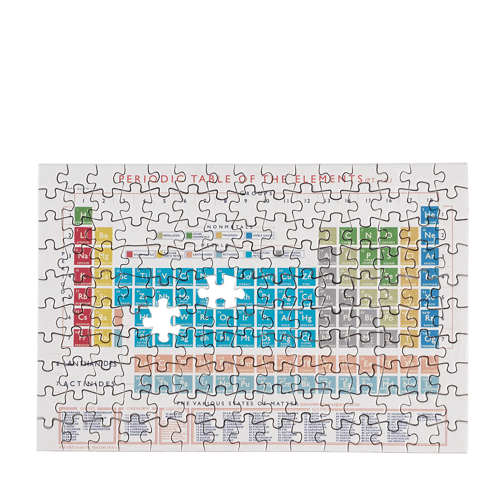 ﻿Periodic Table 150 Piece Mini Puzzle In A Tube | ﻿Rex London
