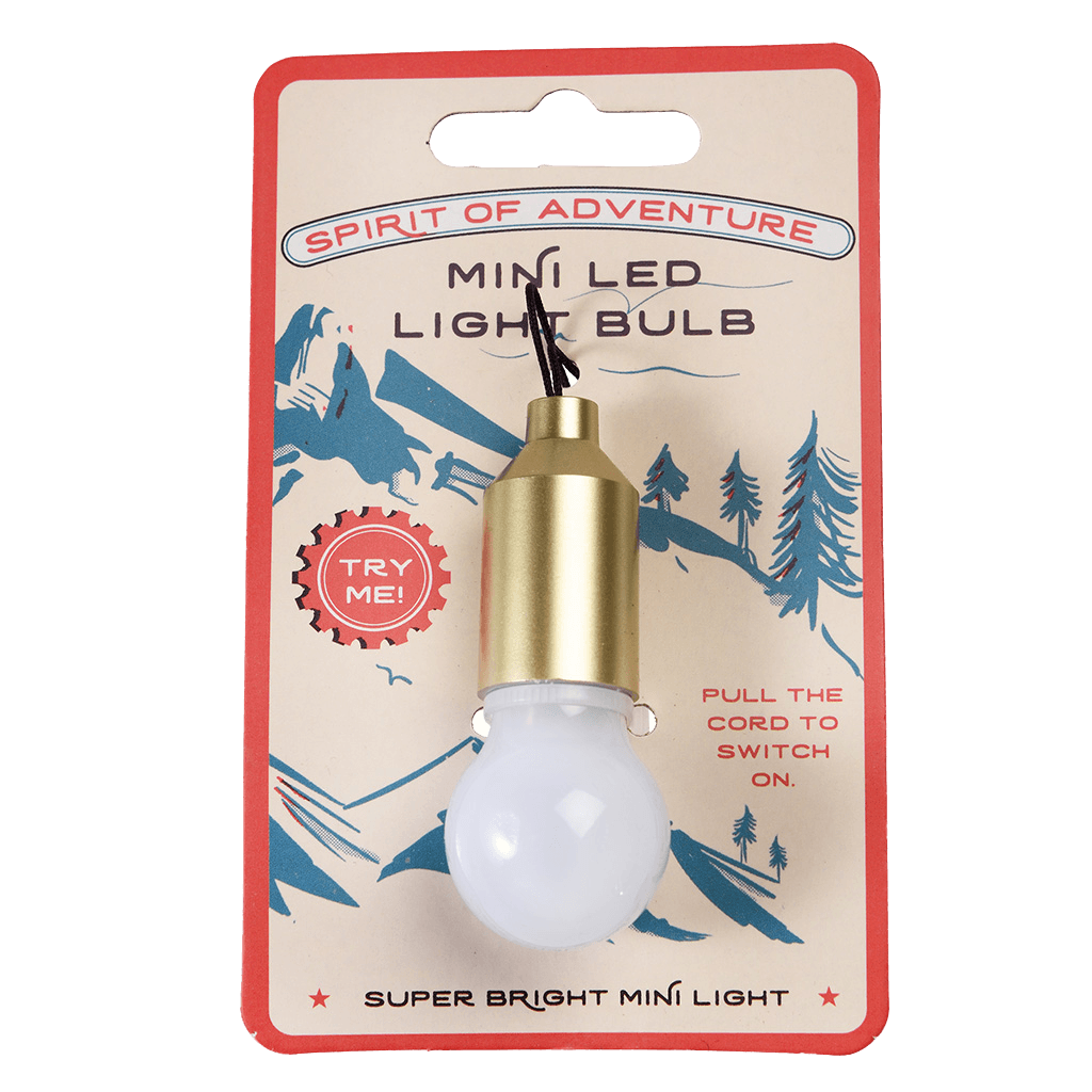 Spirit Of Adventure Light Bulb Keyring Assorted Colours | ﻿Rex London