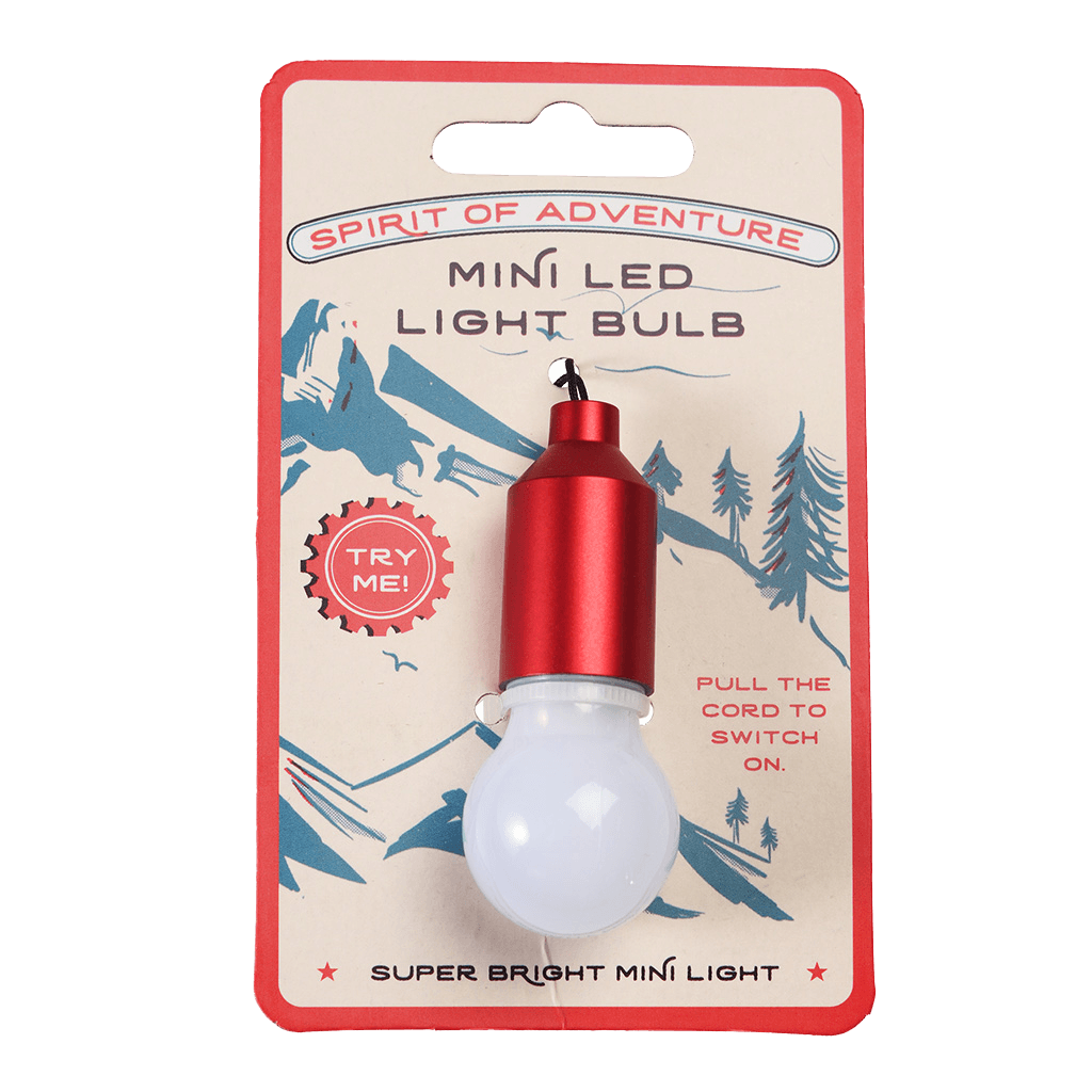Spirit Of Adventure Light Bulb Keyring Assorted Colours | ﻿Rex London