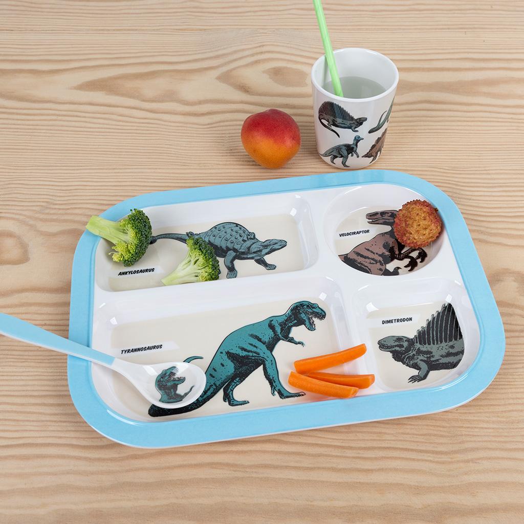Prehistoric Land Melamine Food Tray | ﻿Rex London
