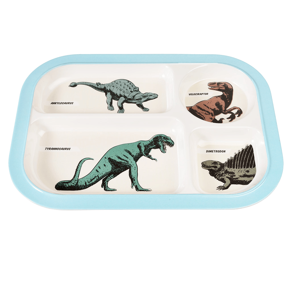 Prehistoric Land Melamine Food Tray | ﻿Rex London