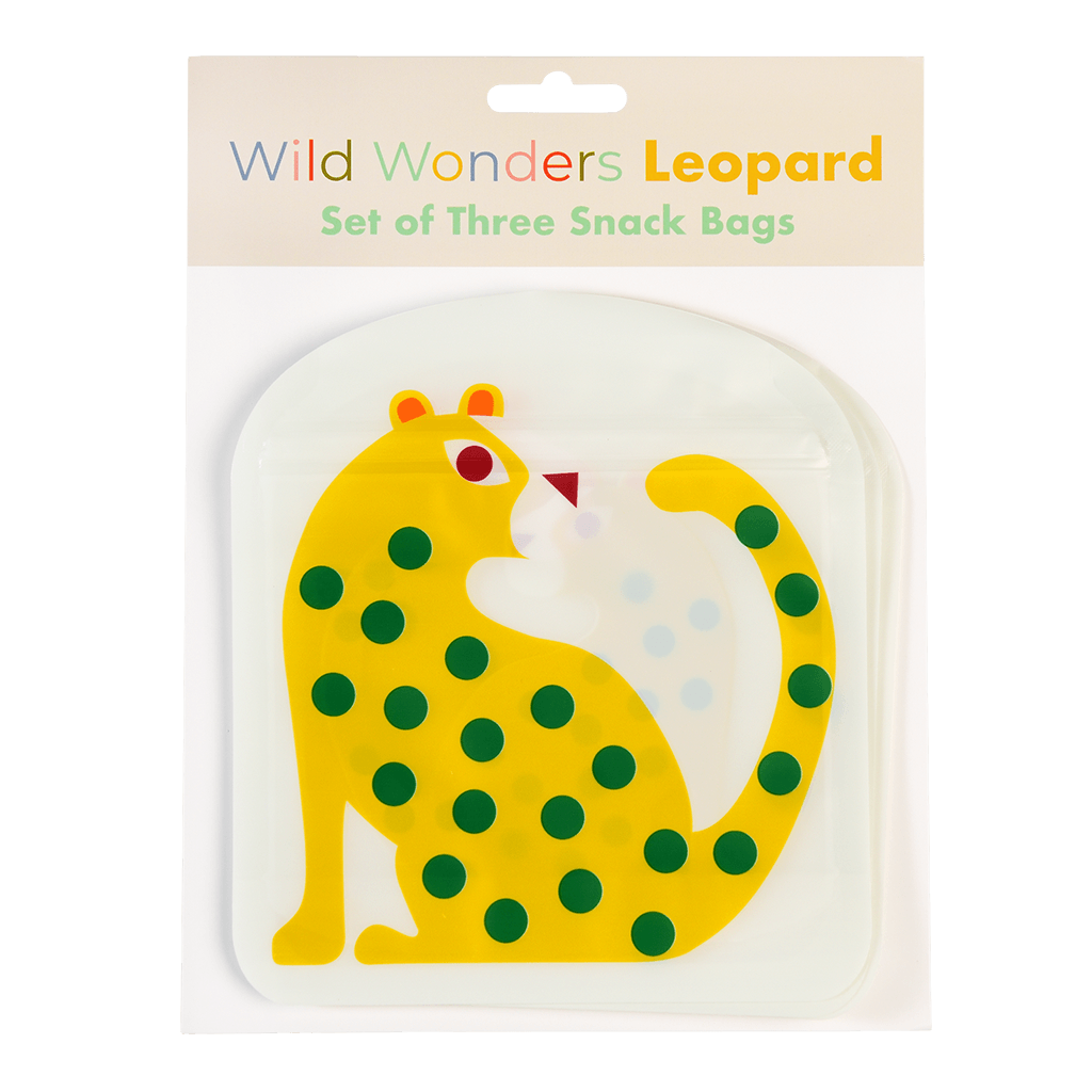 Leopard Snack Bags (set Of 3) | ﻿Rex London