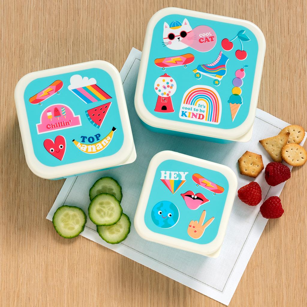 Top Banana Snack Boxes (set Of 3) | ﻿Rex London