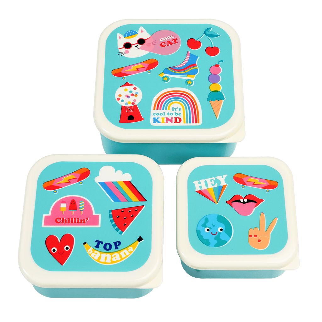 Top Banana Snack Boxes (set Of 3) | ﻿Rex London