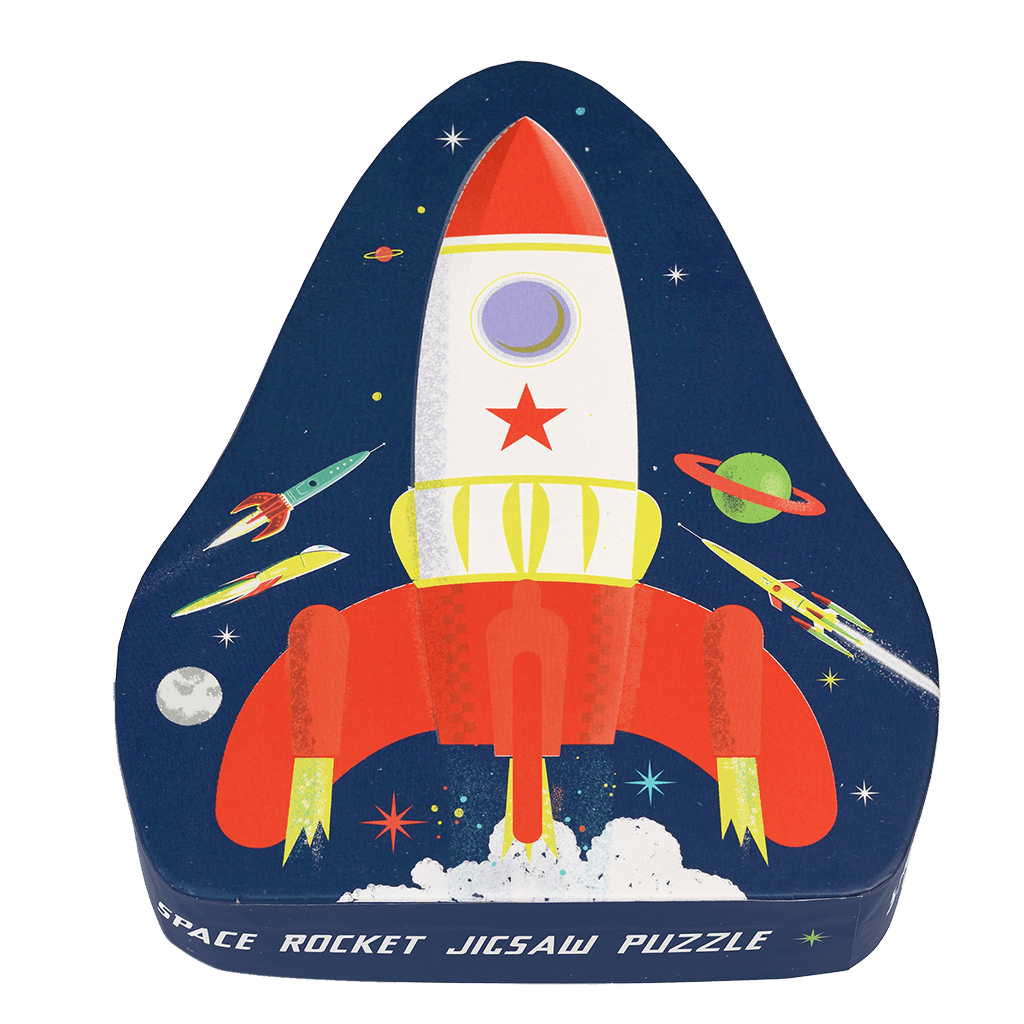 ﻿Space Age Rocket Jigsaw Puzzle | ﻿Rex London