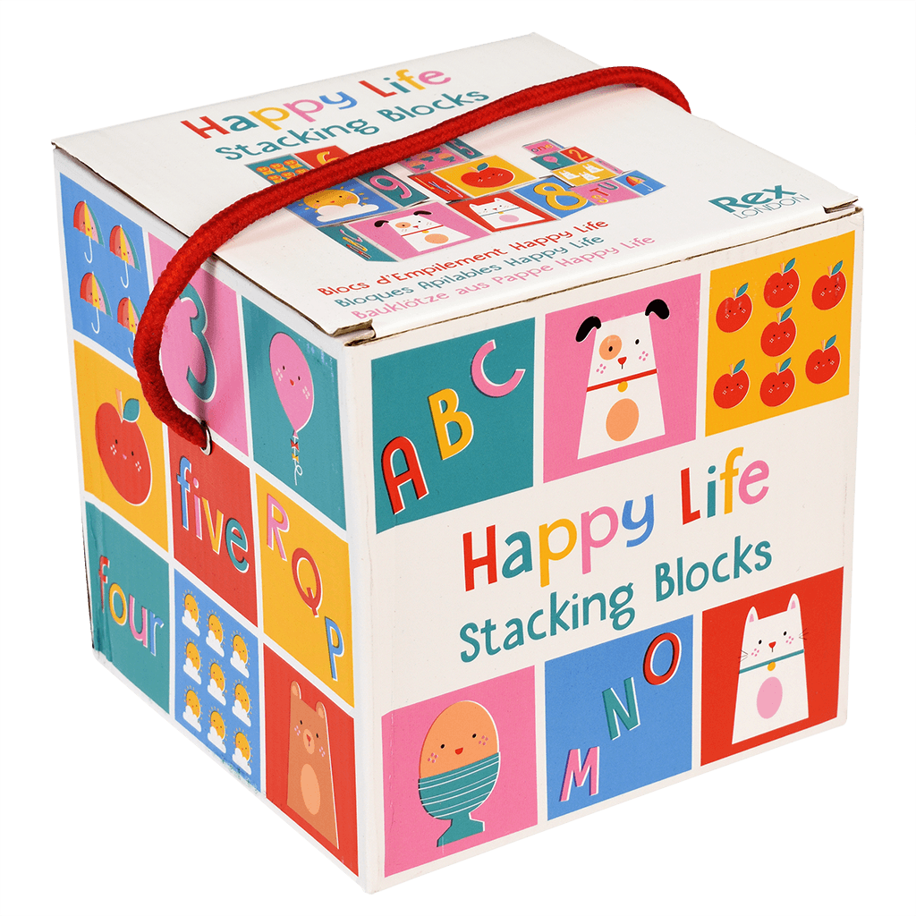 Happy Life Stacking Blocks | ﻿Rex London