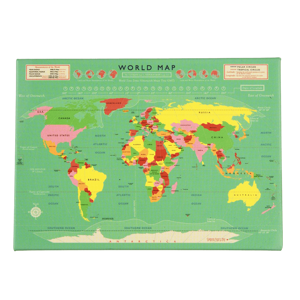 World Map Fridge Magnet | ﻿Rex London