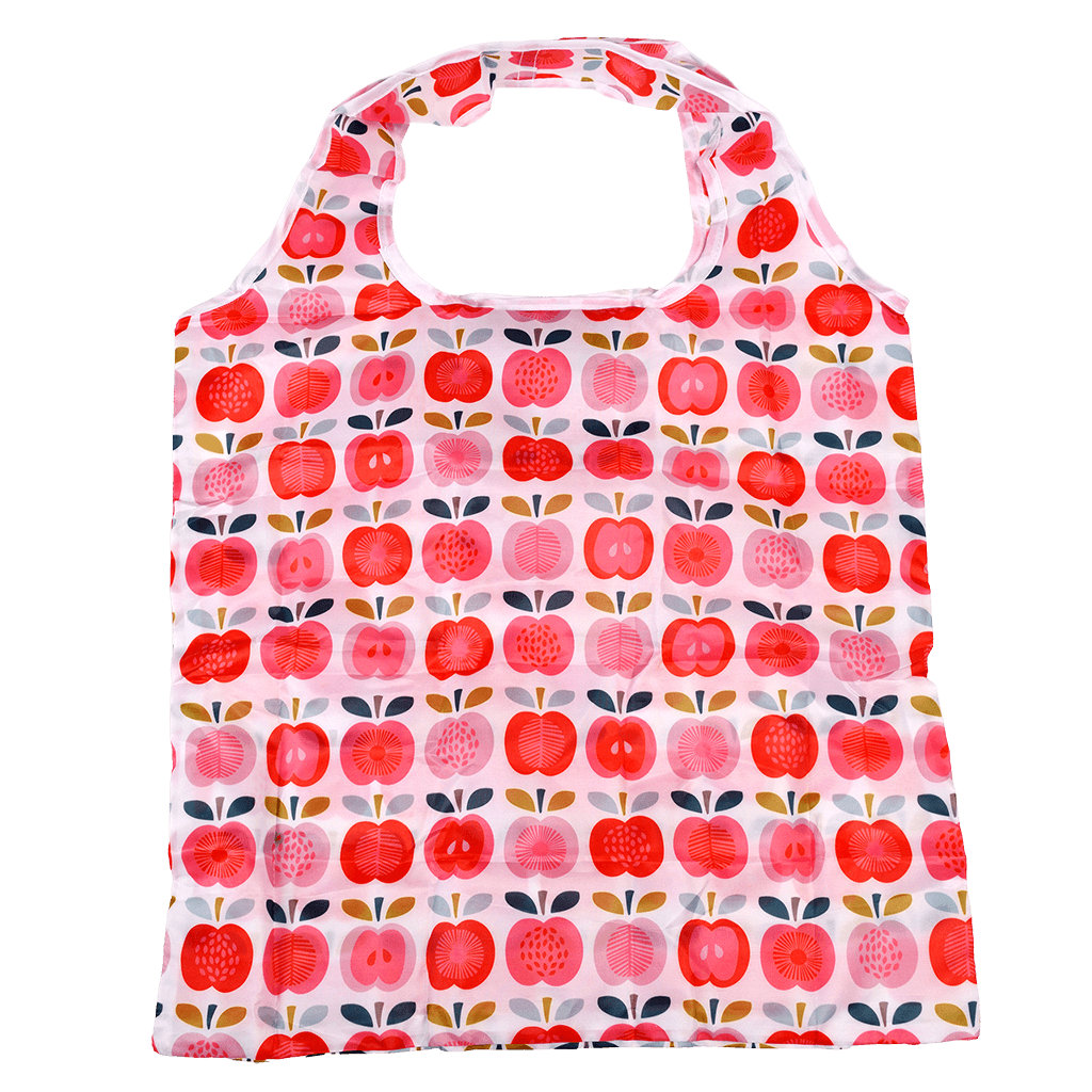 Vintage Apple Recycled Foldaway Shopper Bag | ﻿Rex London