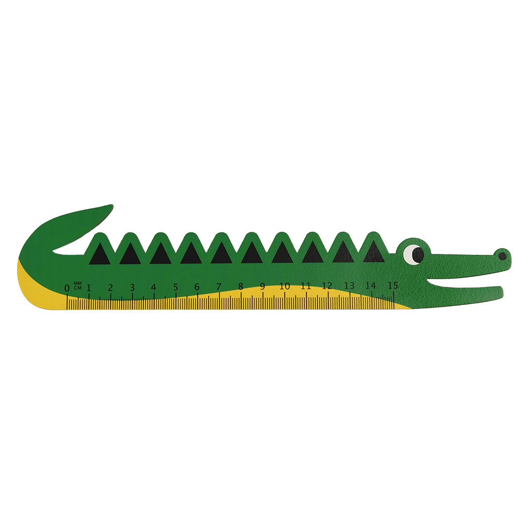 Crocodile Wooden Ruler | ﻿Rex London