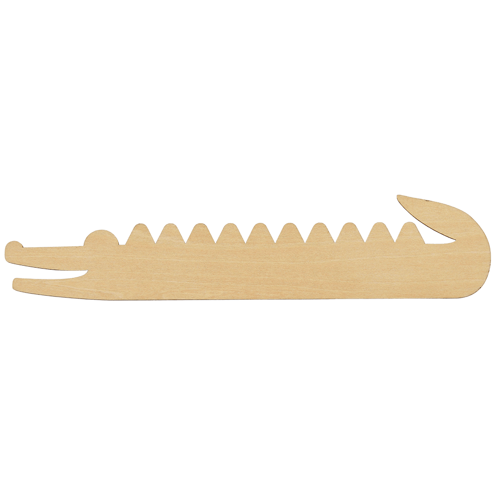 Crocodile Wooden Ruler | ﻿Rex London