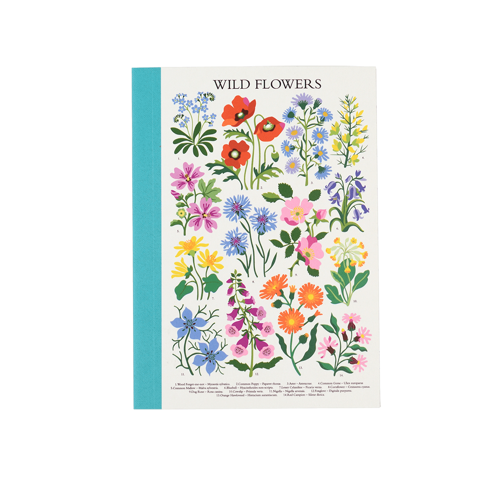Wild Flowers A6 Notebook | ﻿Rex London