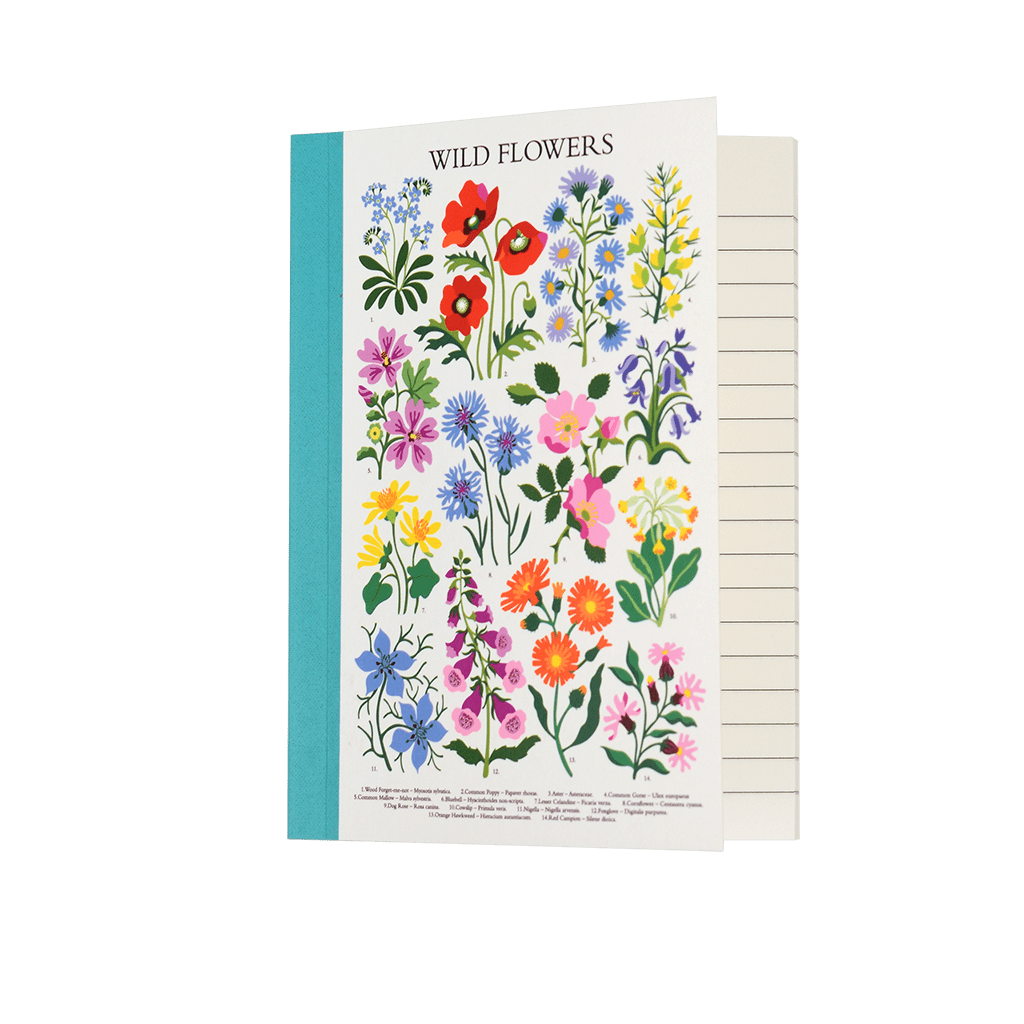 Wild Flowers A6 Notebook | ﻿Rex London