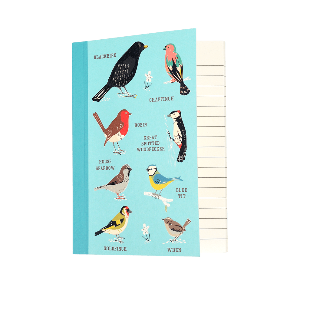 Garden Birds A6 Notebook | ﻿Rex London