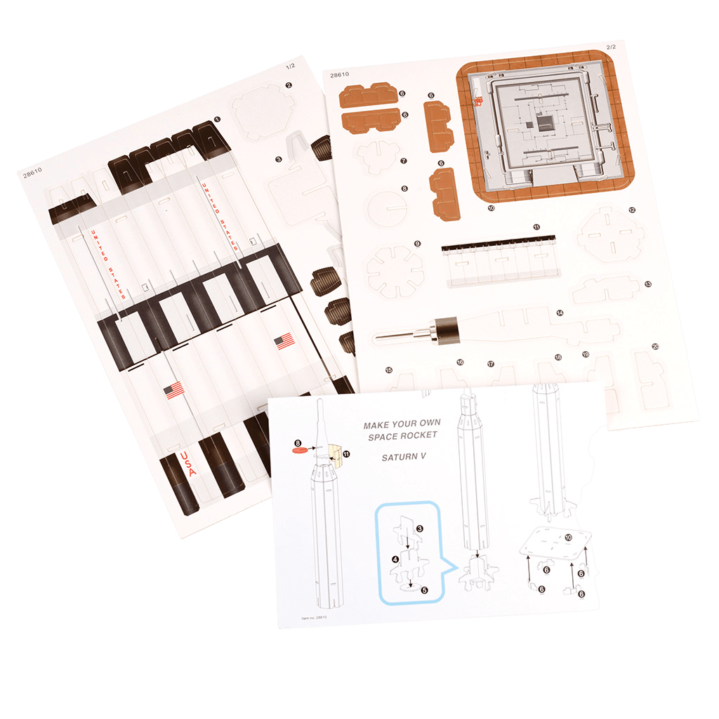 Space Rocket 3d Puzzle | ﻿Rex London