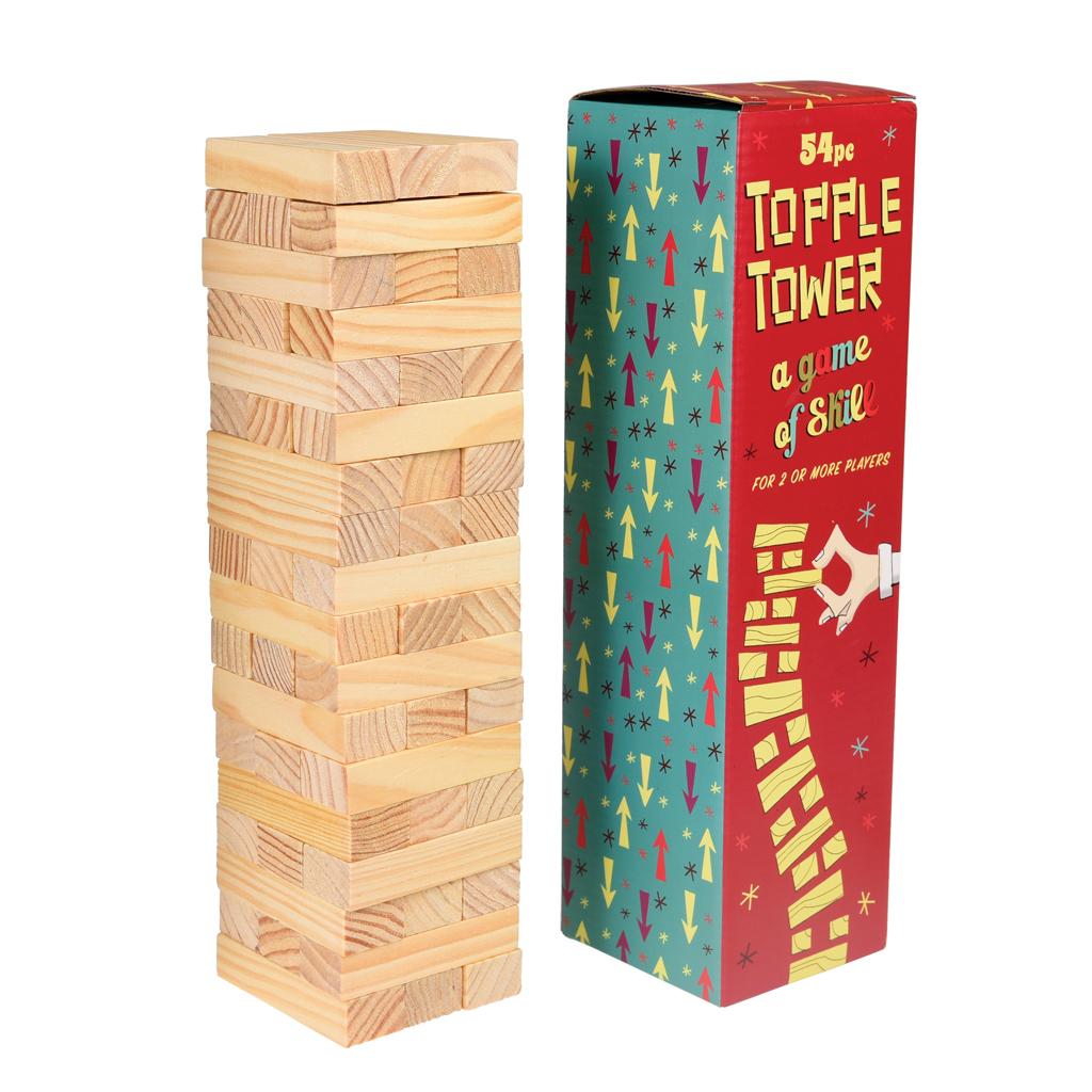 54 Piece Topple Tower | ﻿Rex London