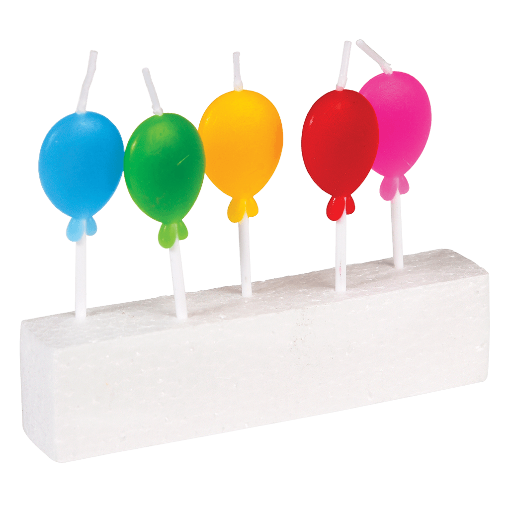 Balloon Party Candles (pack Of 5) | ﻿Rex London