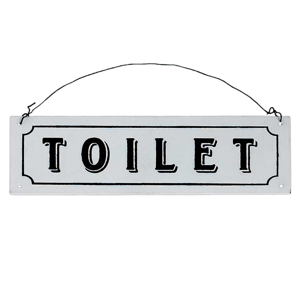 Toilet Metal Sign | ﻿Rex London