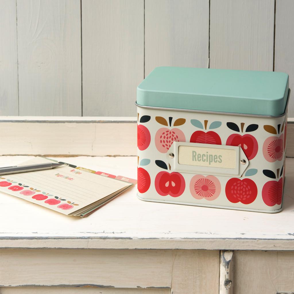 Vintage Apple Recipe Tin | ﻿Rex London