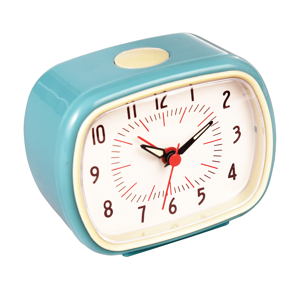 Blue Retro Alarm Clock | ﻿Rex London