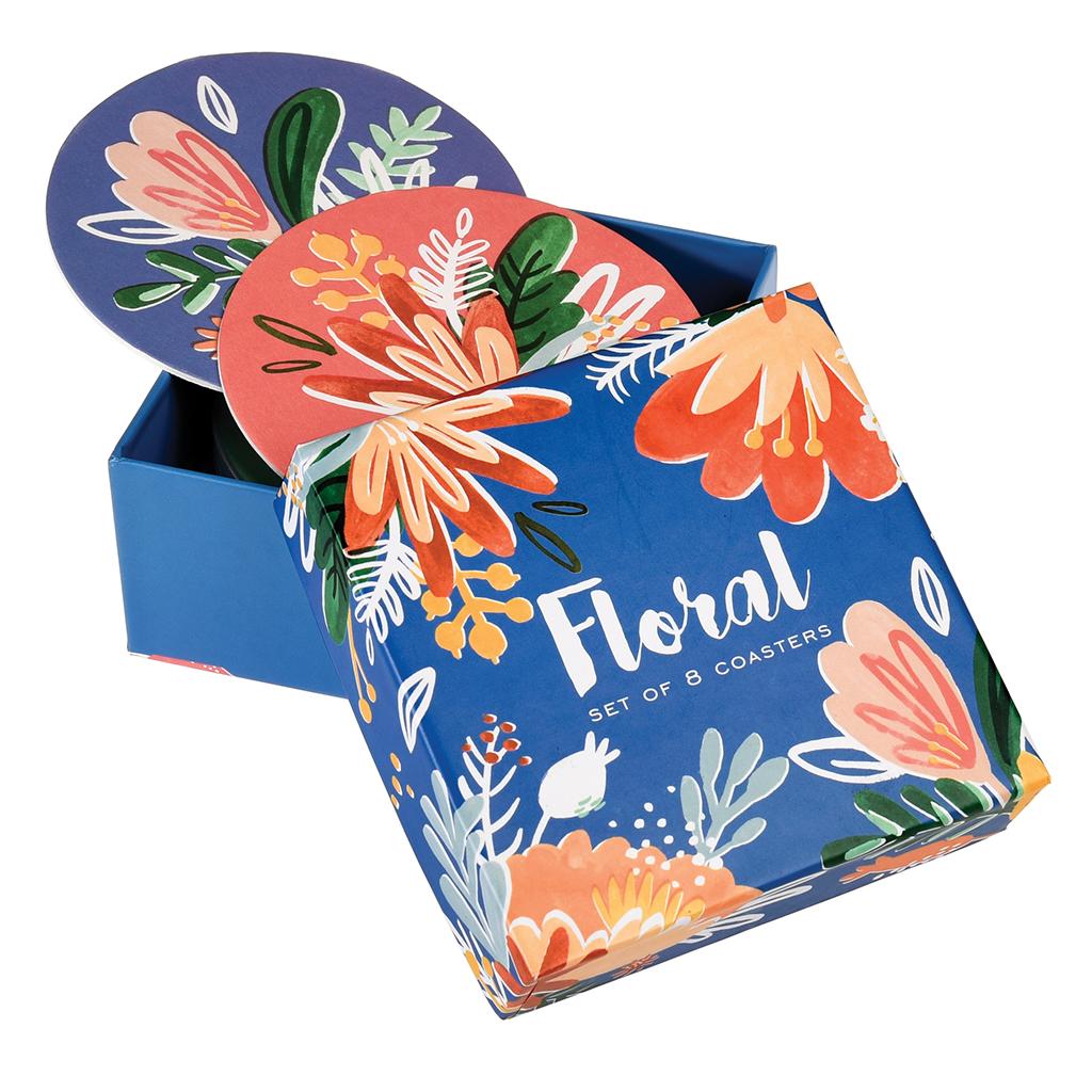 Floral Coasters (set Of 8) | ﻿Rex London