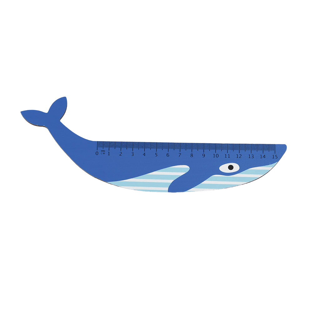 Blue Whale Wooden Ruler | ﻿Rex London