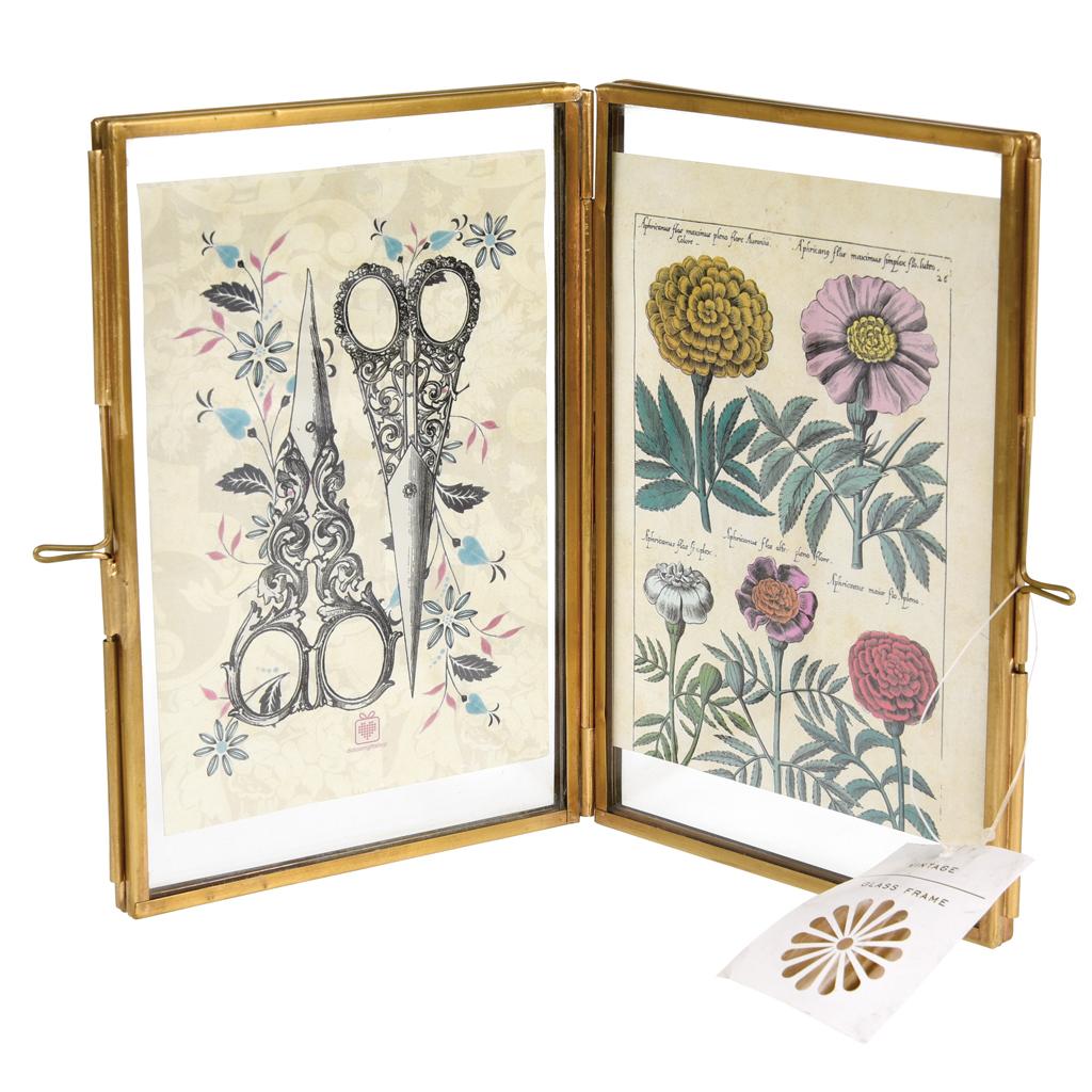 Brass 4 Sided Photo Frame | ﻿Rex London