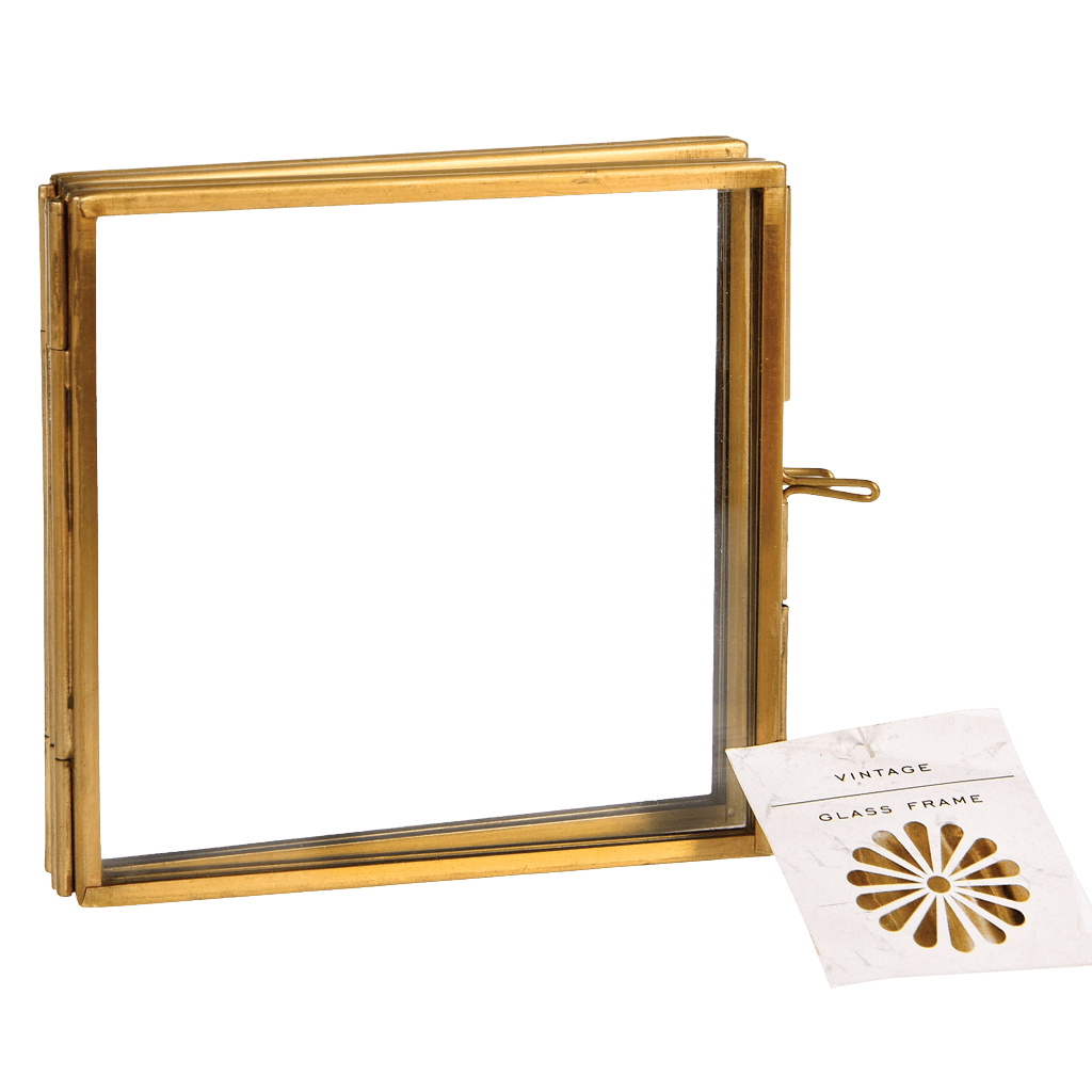 Brass 4 Sided Square Photo Frame | ﻿Rex London