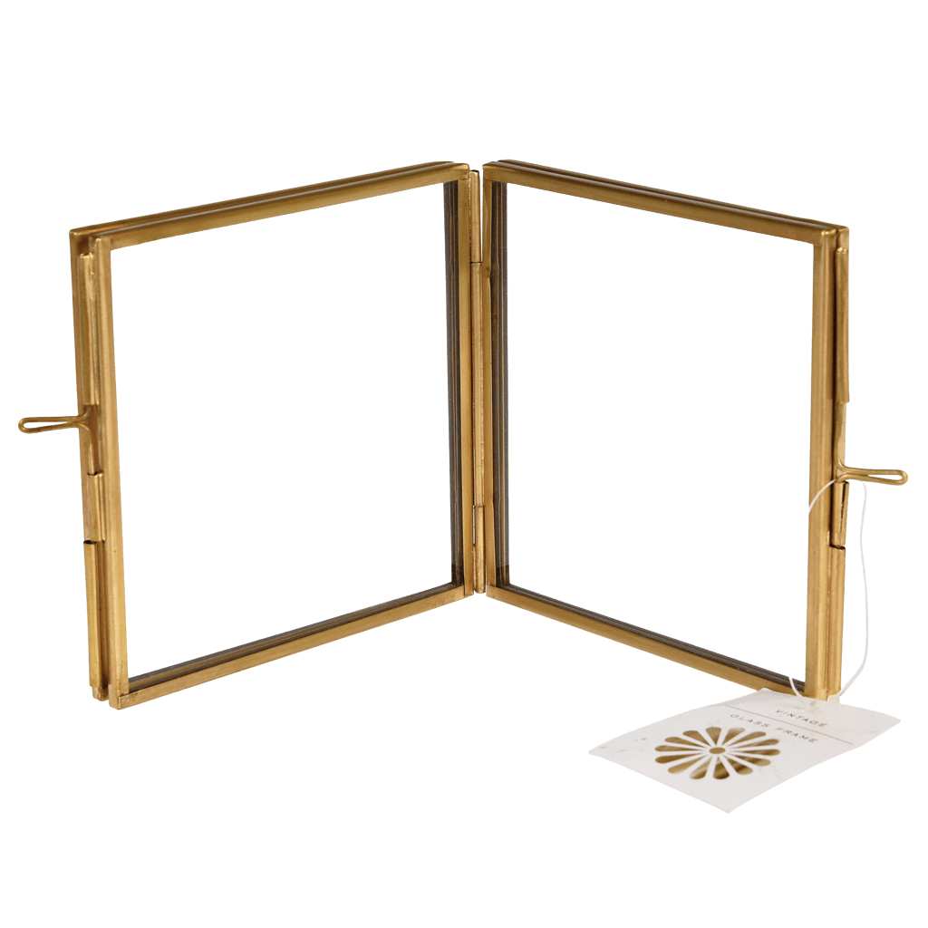 Brass 4 Sided Square Photo Frame | ﻿Rex London