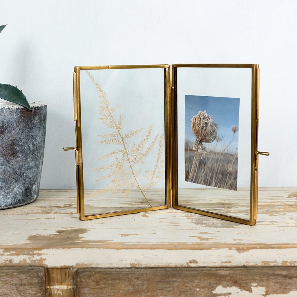 Brass 4 Sided Photo Frame | ﻿Rex London