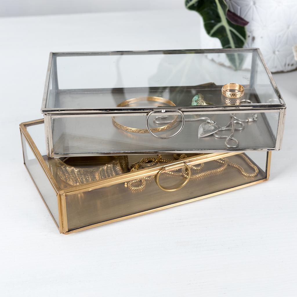 Brass Trinket Box In Silver | ﻿Rex London