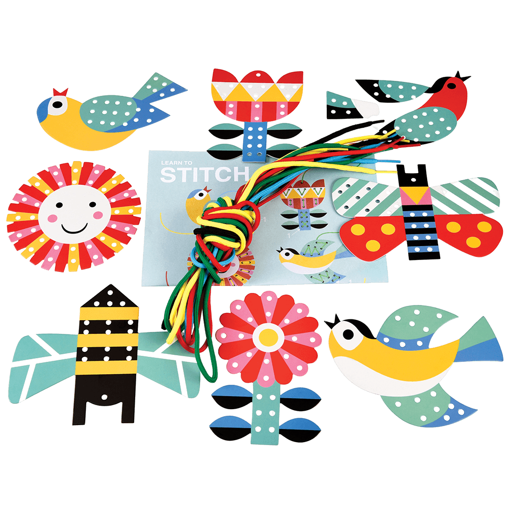 Cardboard Learn To Stitch Activity | ﻿Rex London