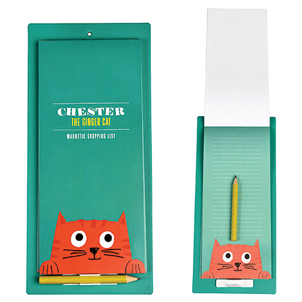 Chester The Cat Magnetic Shopping List | ﻿Rex London