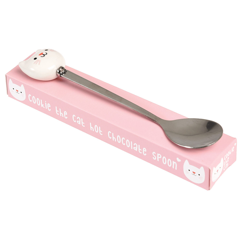 Cookie The Cat Hot Chocolate Spoon | ﻿Rex London