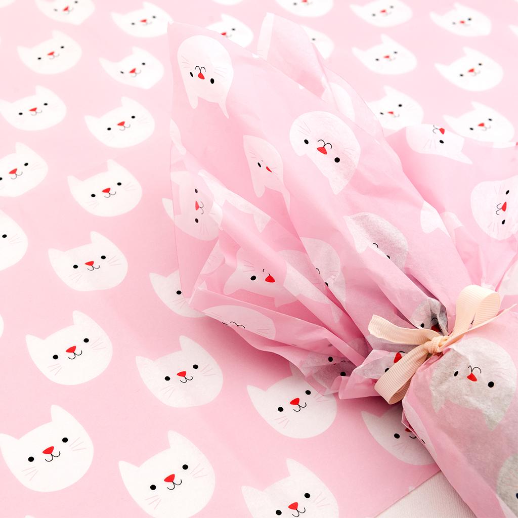 Cookie The Cat Tissue Paper (10 Sheets) | ﻿Rex London