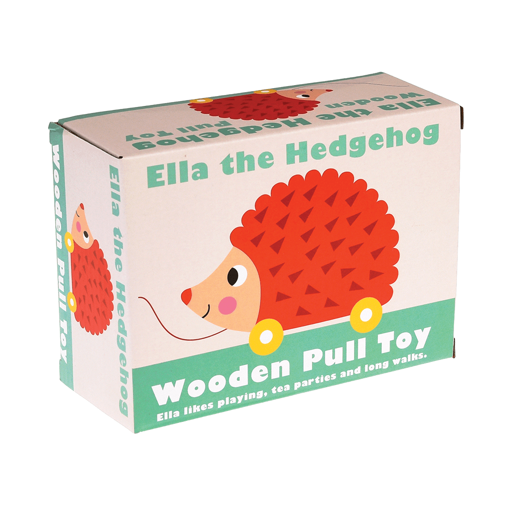 Ella The Hedgehog Wooden Pull Toy | ﻿Rex London