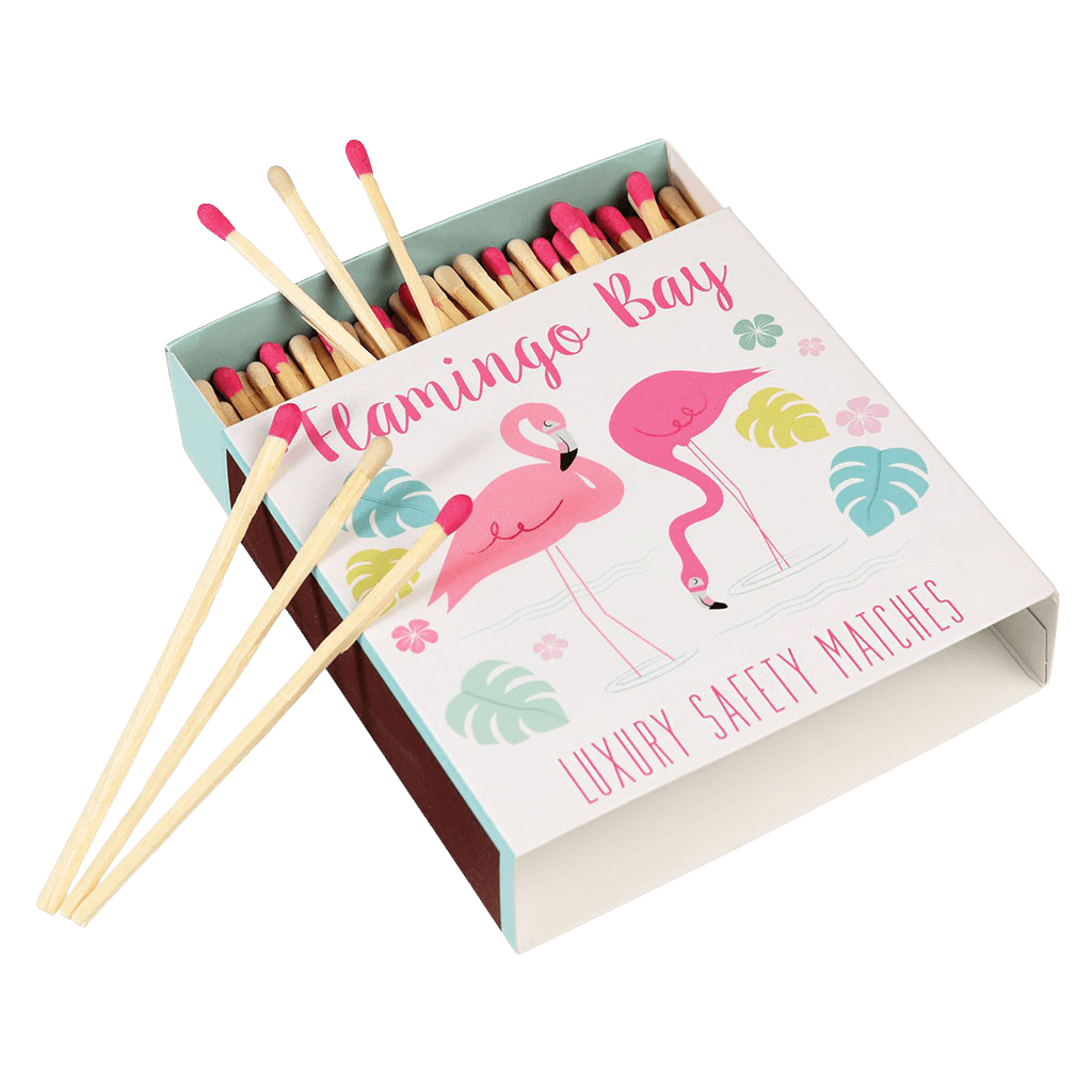 Flamingo Bay Box Of Long Safety Matches | ﻿Rex London