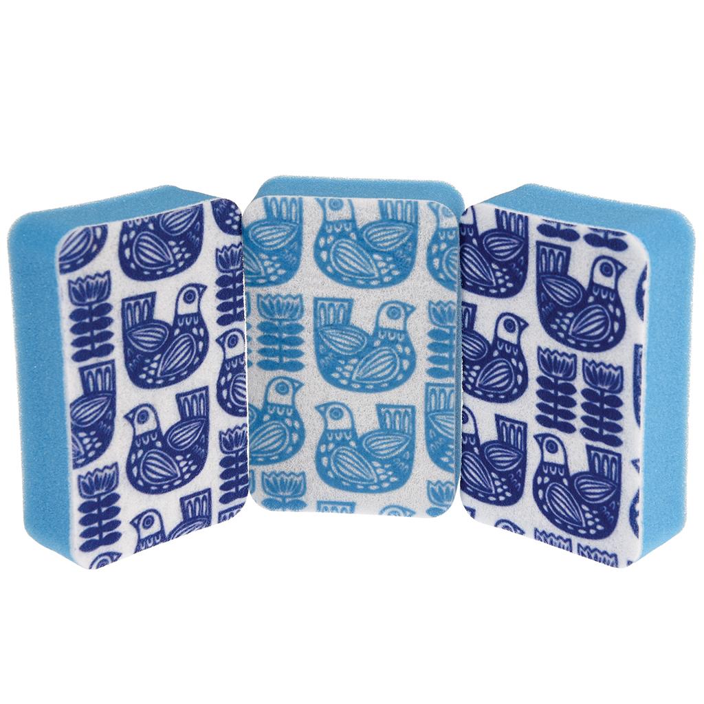 Folk Bird Sponges X 3 | ﻿Rex London