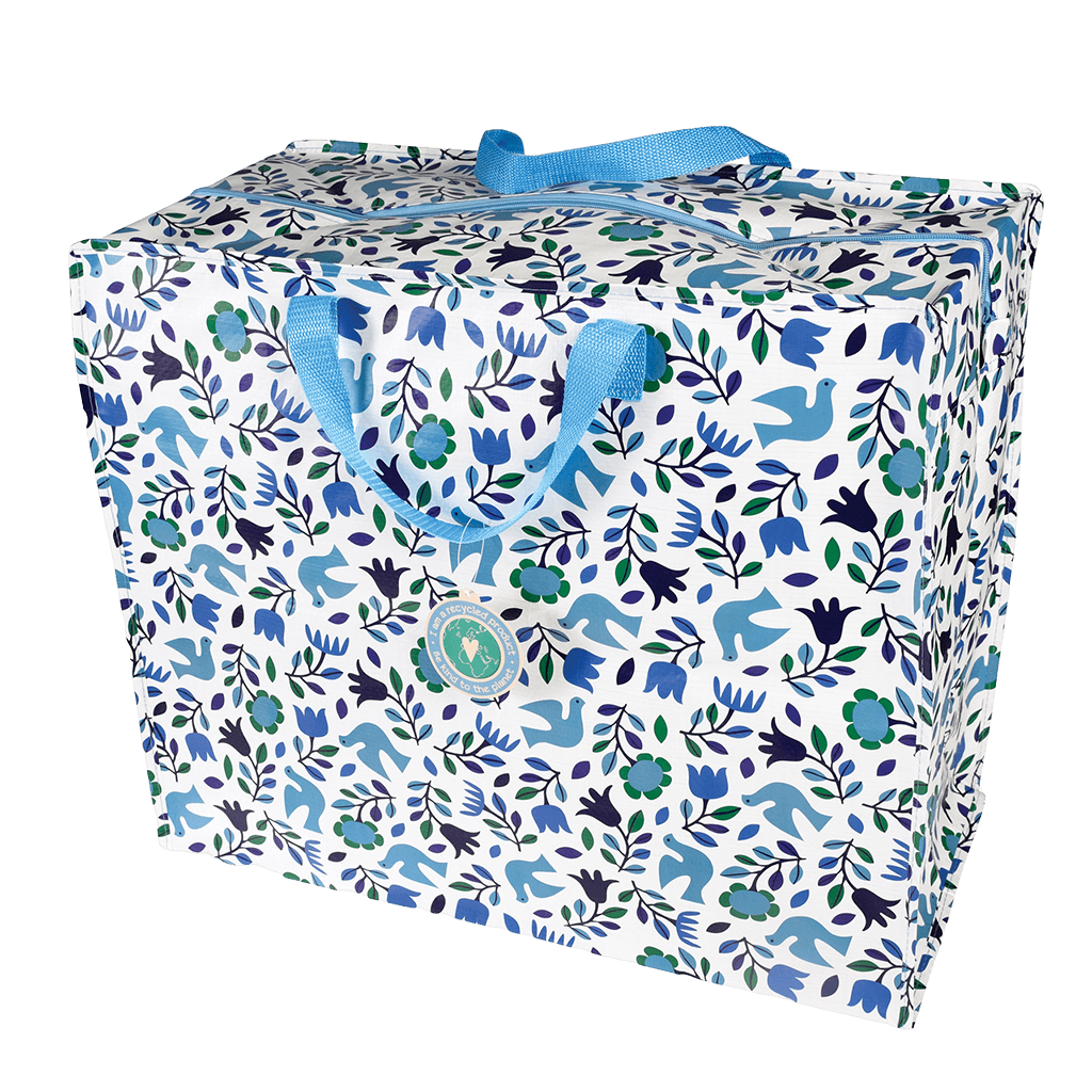 Folk Doves Jumbo Bag | ﻿Rex London