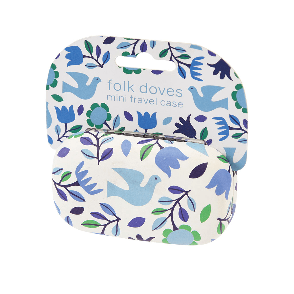 Folk Doves Mini Travel Case | ﻿Rex London