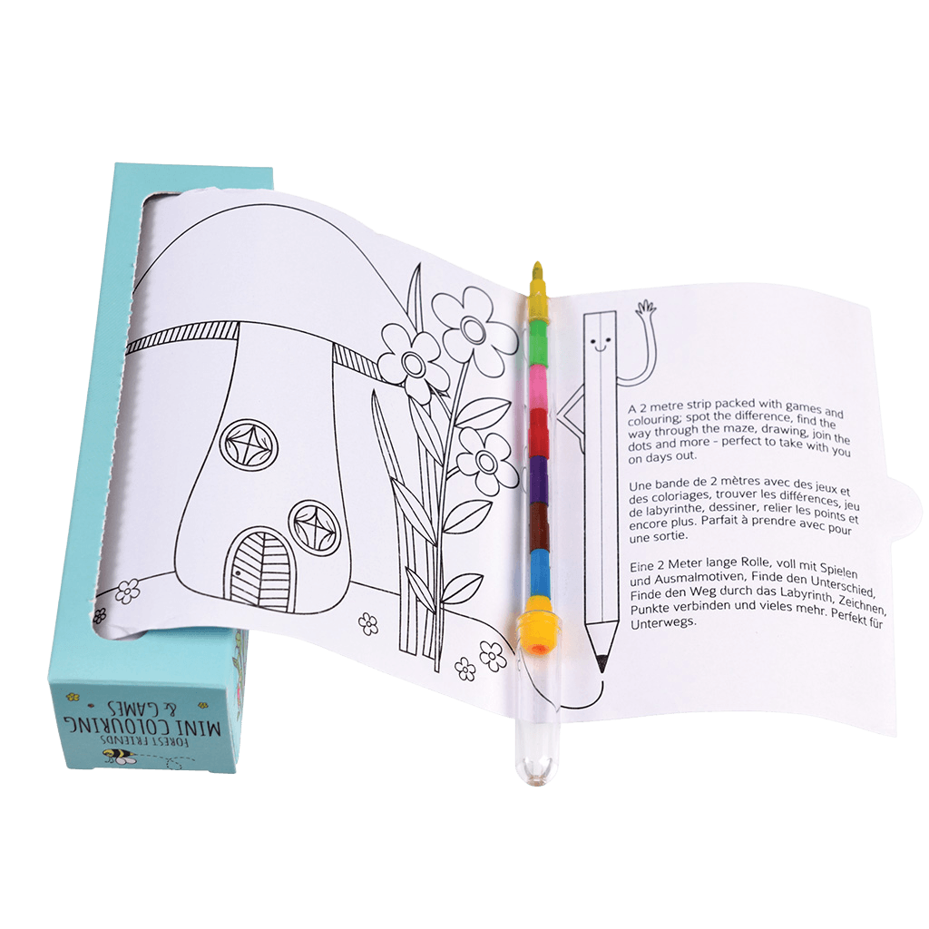 Forest Friends Mini Colouring And Games | ﻿Rex London